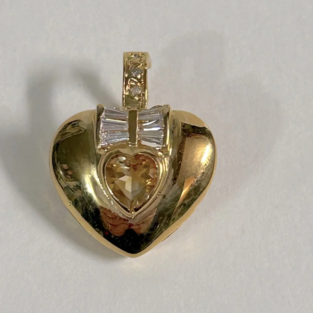 IJM | Jewelry | Citrine Gold Filled Pendant | Poshmark